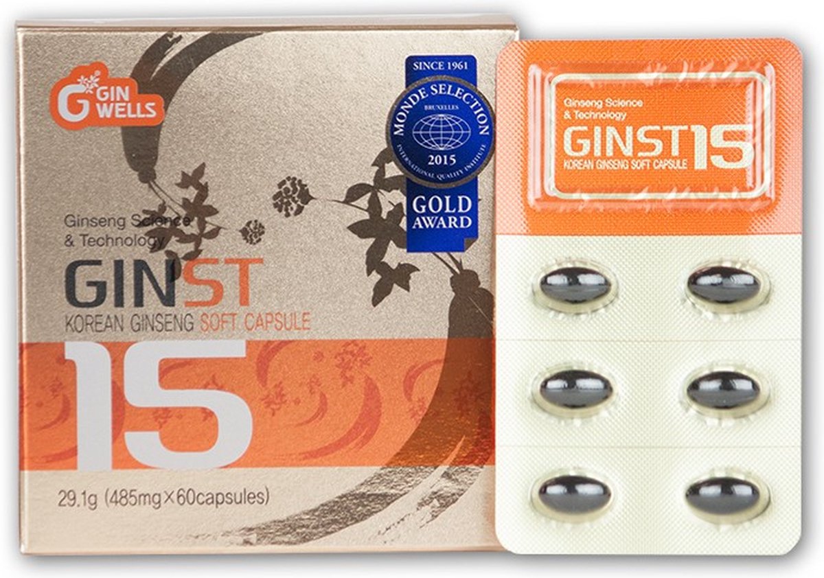ILHWA - GINST 15 - Korean Ginseng Soft Capsules - 60 stuks | bol