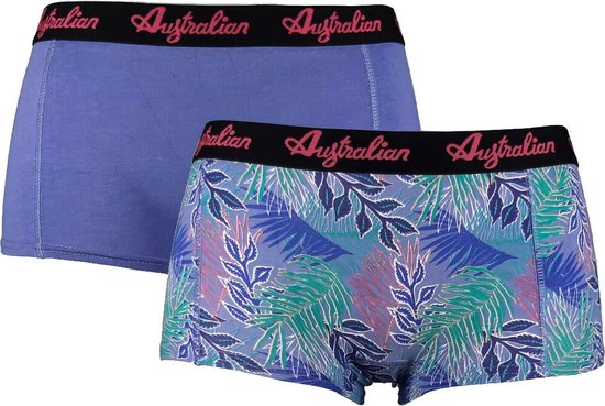 2x Australian Dames boxers - Purple Flora - maat L | bol.com