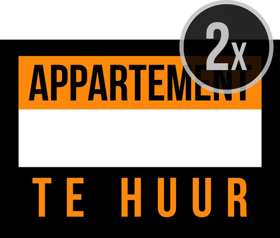 Affiches/ posters "Appartement te huur" | A3 formaat | 42 x 30 cm | For ...