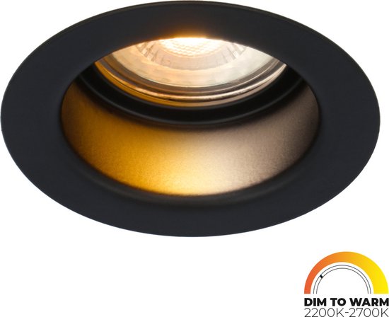 Mari LED inbouwspot verzonken - 3.8 Watt - Dim to Warm - 2200-2700K ...