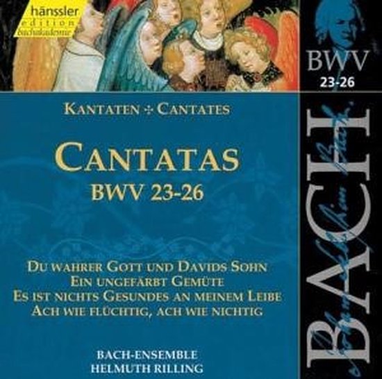 Bach-Ensemble, Helmuth Rilling - J.S. Bach: Cantatas Bwv 23-26 (CD ...