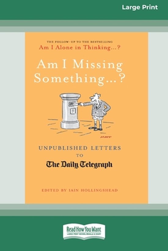 Am I Missing Something ...?, Iain Hollingshead | 9780369372086 | Boeken | bol.com