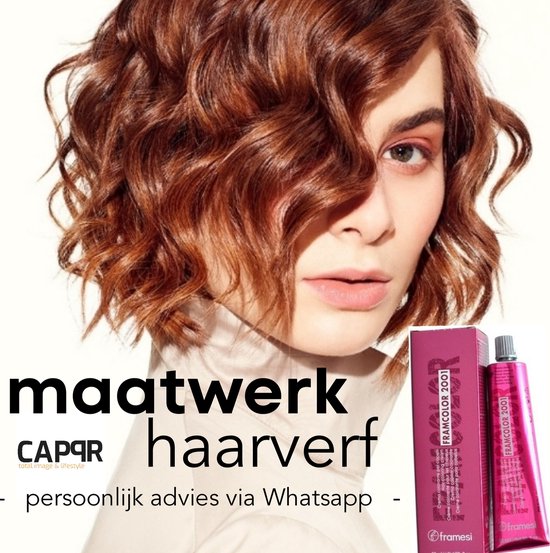 Framesi - haarverf op recept - live advies - Haarverf blond - haarverf ...