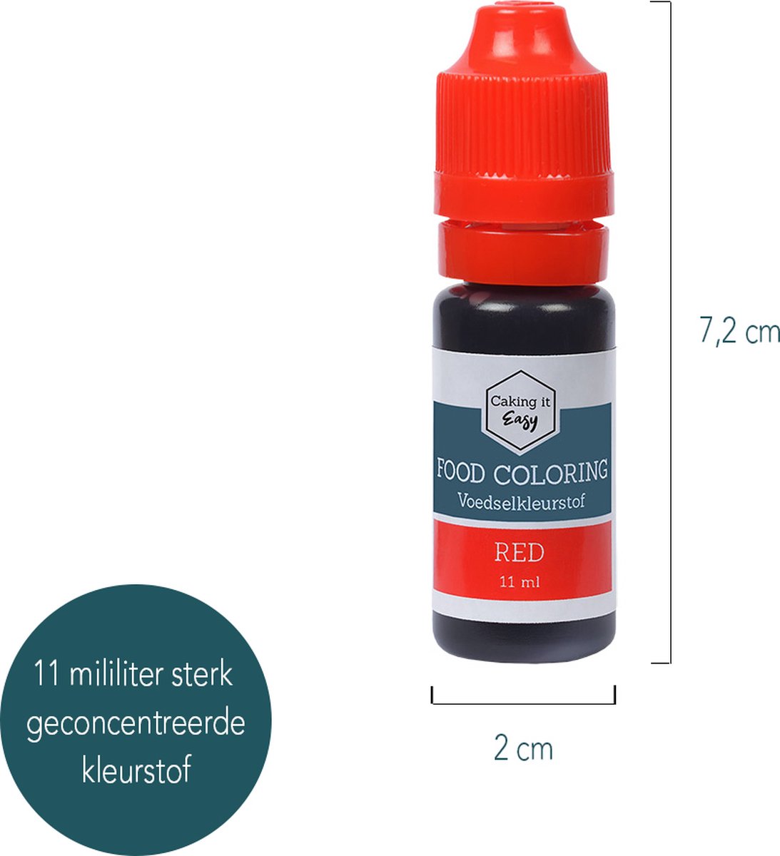 Caking it Easy - Eetbare Kleurstof Rood | Topkwaliteit ...