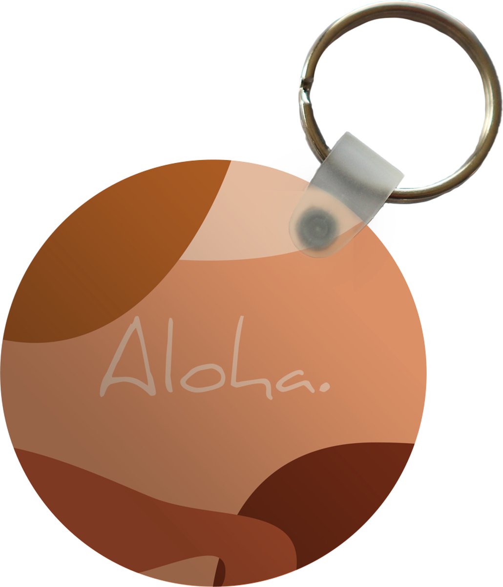 Sleutelhanger - Zomer - Quote - Hallo - Plastic - Rond ...