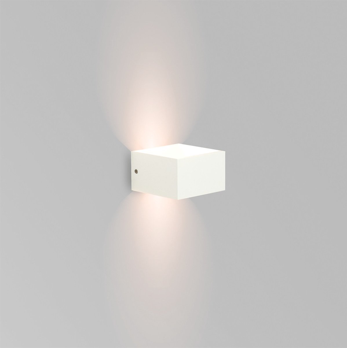 Wandlamp binnen - Muurlamp - Industrieel - Wit - Led - 6W - Dimbaar ...