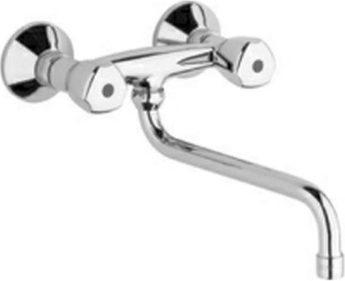 Kludi Standaard Terralux keukenkraan - wandmodel chroom | bol.com