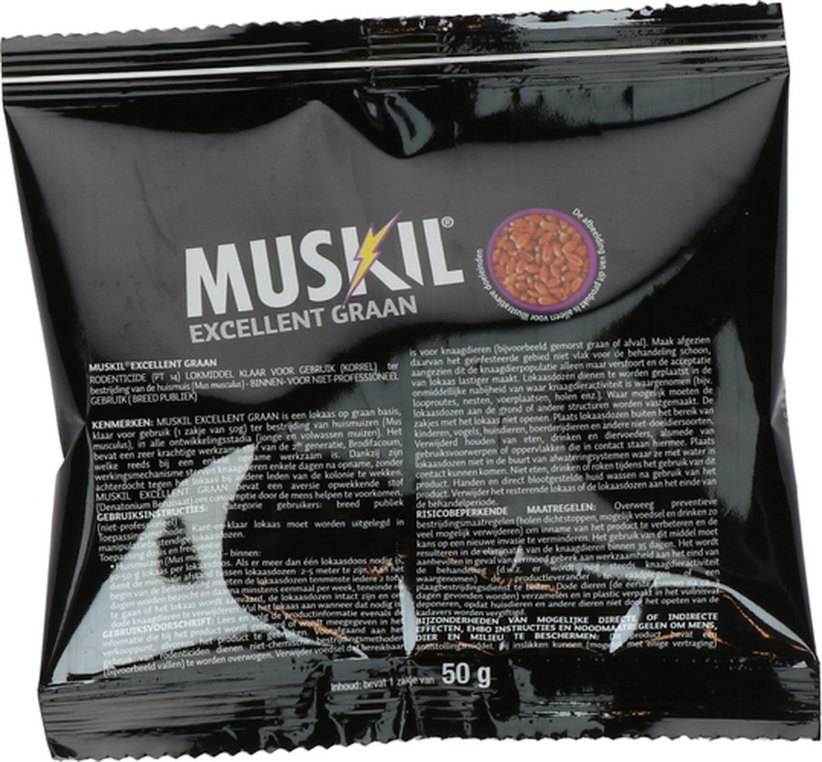 Muskil Muizengif Plus Pakket (200gram muizenkorrels) | bol
