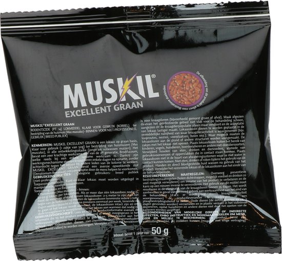 Muskil Muizengif Plus Pakket (200gram muizenkorrels) | bol