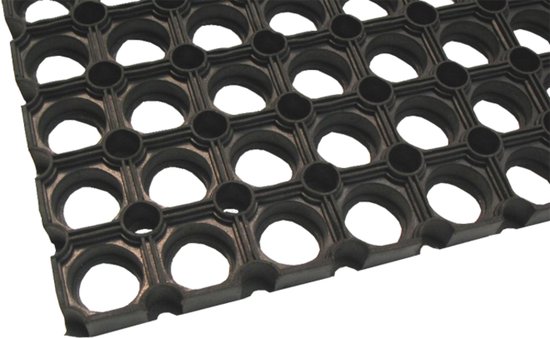 Rubbermat open ring 40 x 60cm (Prijs per stuk) | bol