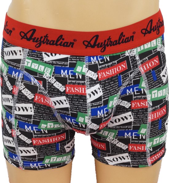 2-Pack Australian Heren boxershorts met Print - maat S | bol