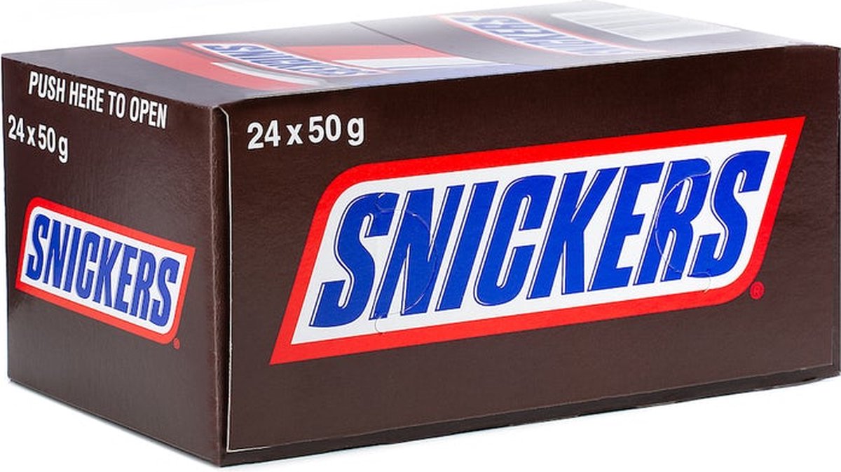 Snickers Chocoladereep 24x50 gr - Snicker Chocolade Snoep Tony ...