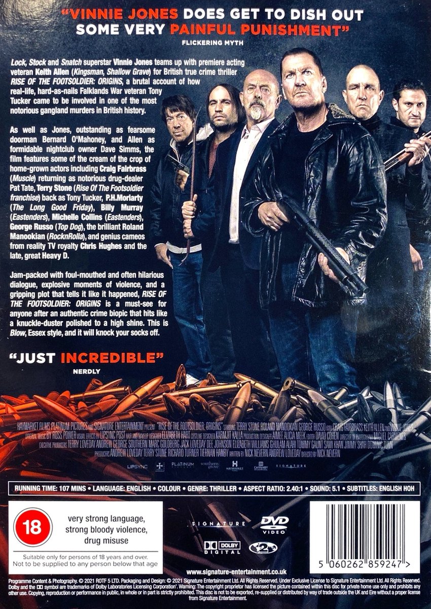 Rise Of The Footsoldier: Origins (DVD) (Dvd), Terry Stone | Dvd's | bol.com