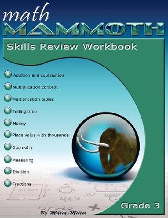 Math Mammoth Grade 3 Skills Review Workbook | 9781942715313 | Maria ...