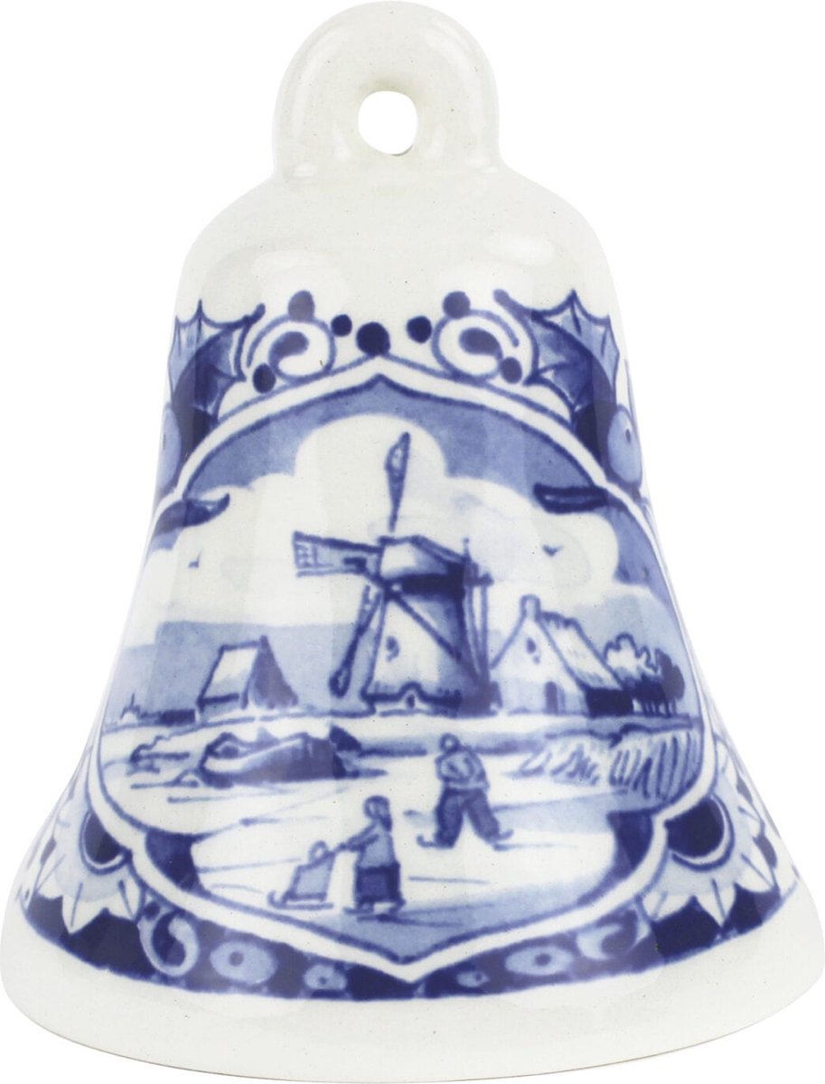 Royal Delft 1653 Kerstbel / Tafelbel/ Kerstbal - Delftblauw | bol.com