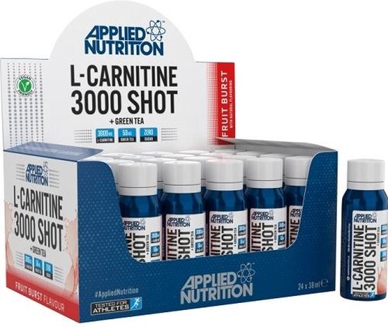 L-Carnitine Shots 3000 24x 38ml Fruit Burst | bol.com