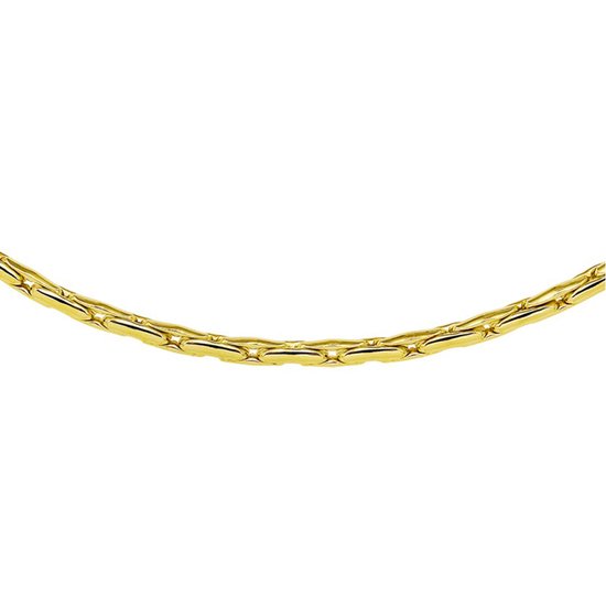 ZilGold Armband 5000123 Geelgoud dubbele Gourmet 10 mm 21 cm | bol