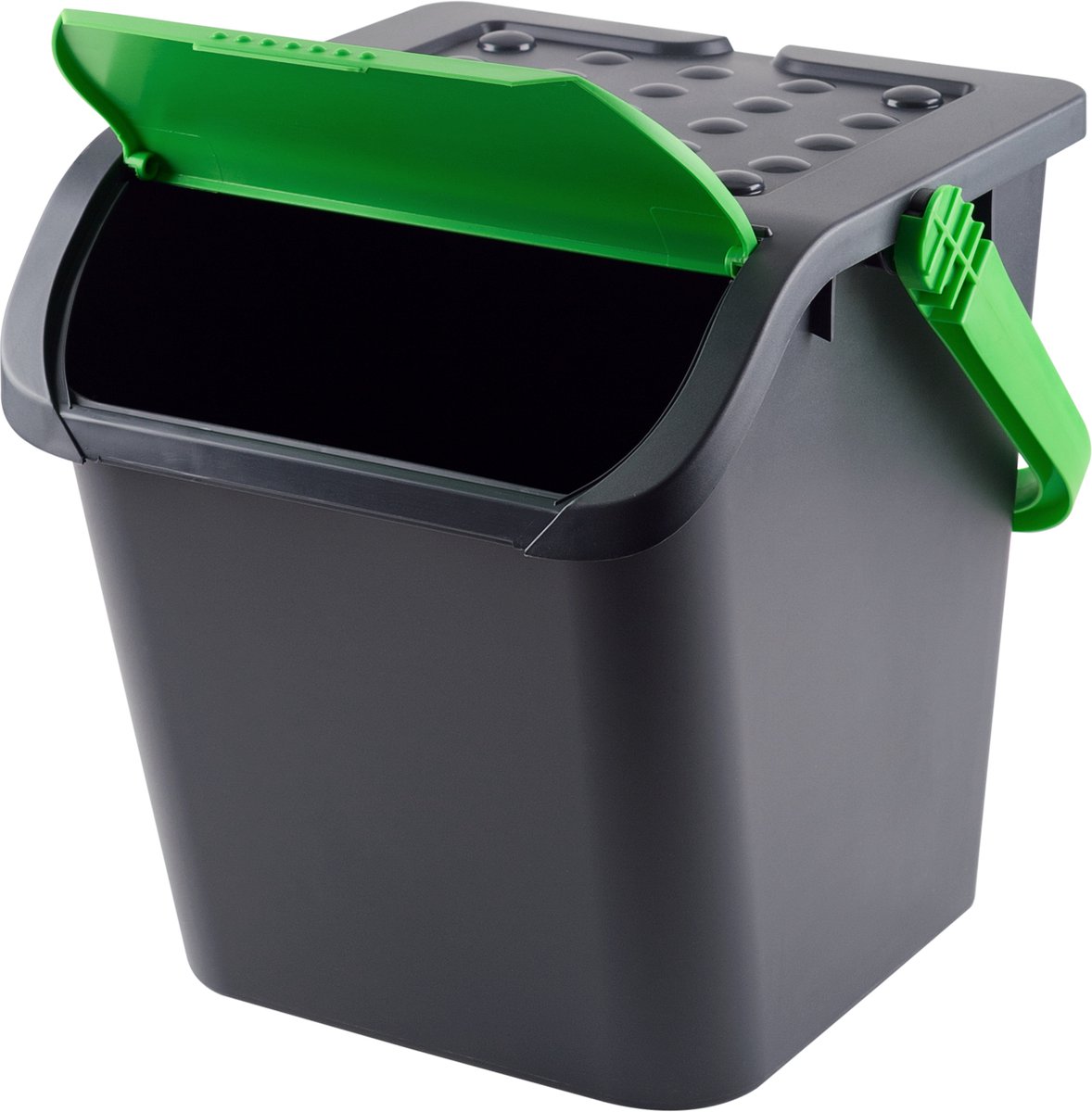 Malpie afvalbak + rol Compostbags - afvalemmer - groen - afvalscheiden ...