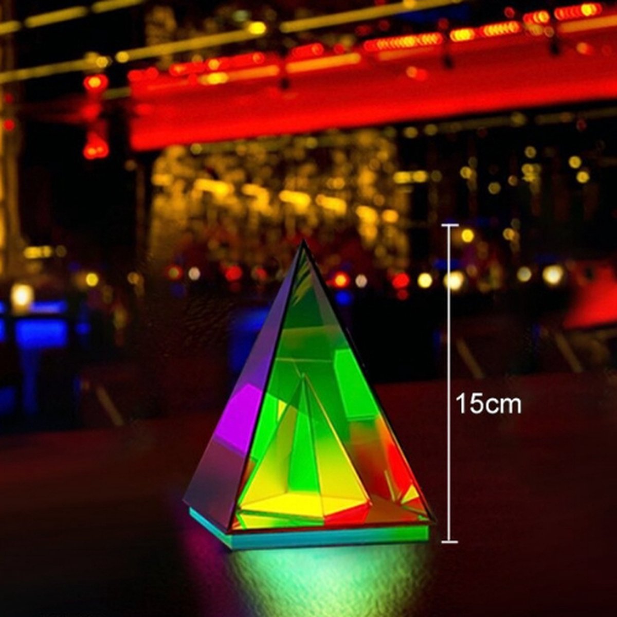 Artick Magische Piramide Lamp - Tafel Lamp - Sfeerlamp - LED Lamp - RGB ...