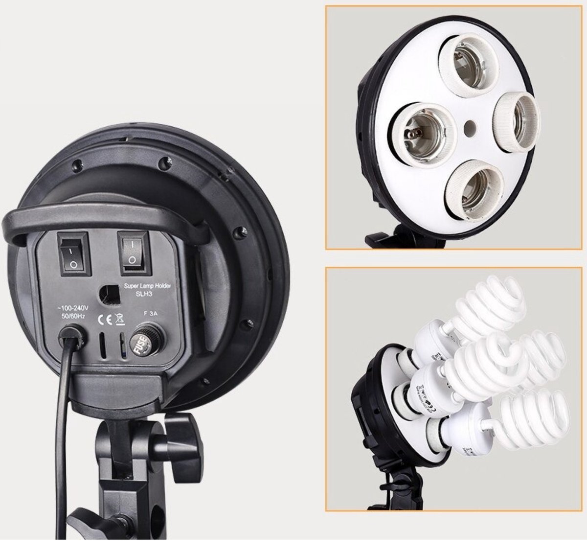 Studio Lamp | Set van 2 stuks | Incl. opbergtas | 2 lampen | LED ...