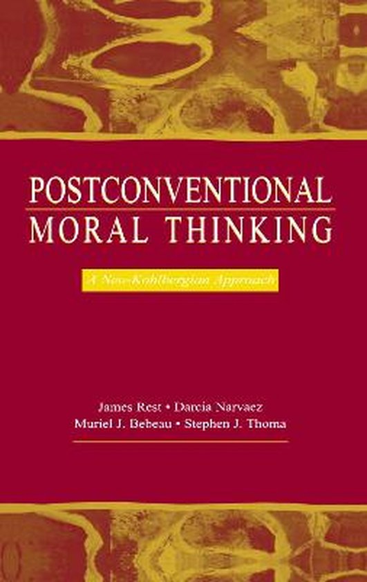 Postconventional Moral Thinking | 9780805832853 | James R. Rest ...