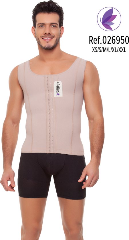 Fajitex Colombiaanse Heren Faja Vest 026950 maat 16 Beige Drukpak | bol.com