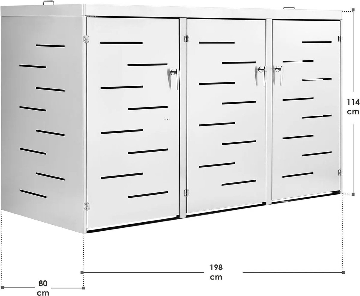 Containerberging voor 3 containers van 240 ltr | bol.com