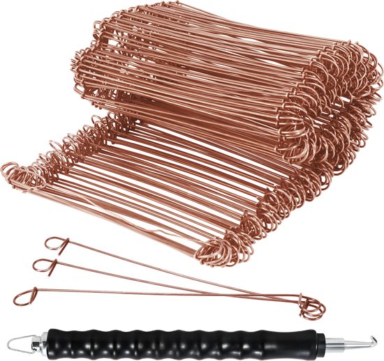 Booreenheid betonbinddraad 1,0 x 100mm (1000 st.) verkoperd binddraad ...