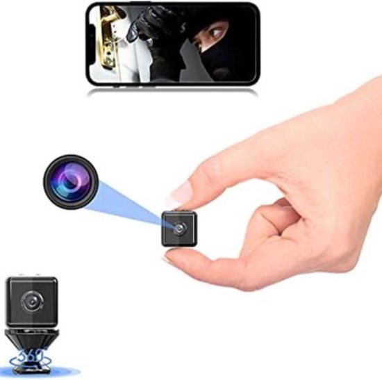 Spy camera wifi met app - Spy camera draadloos - Mini camera spy wifi ...
