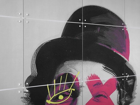 IXXI Silly Charlie, Pop-art by Tadej - 80 x 100 cm - Gratis ophangtool ...