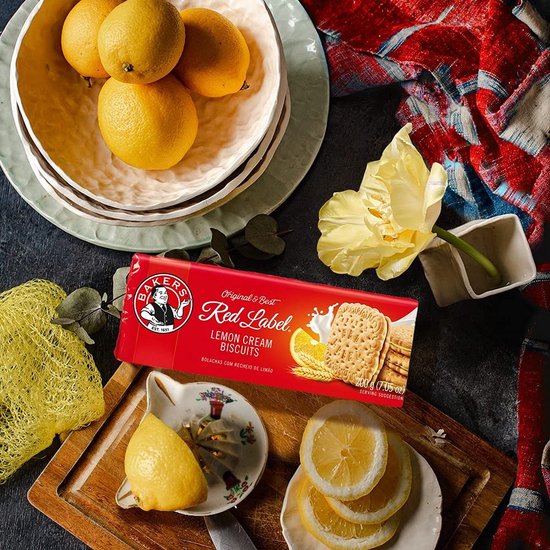 Bakers - Lemon Cream Biscuit 3 Packets * 200g Zuid Africa | bol