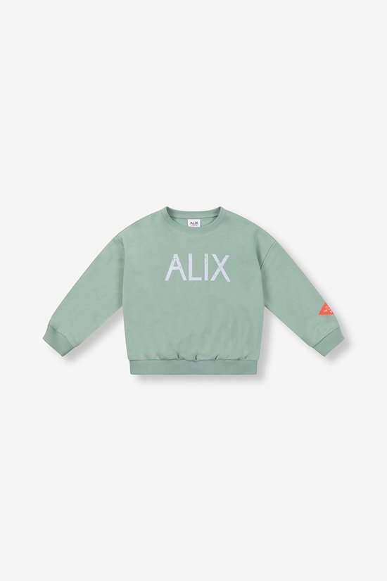 Alix The Label - Alix the Label - Sweater-Groen - Soft-Jade - Maat 110 ...