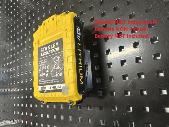 Houder geschikt voor Stanley Fatmax 18V accu ( NIET V20 ...