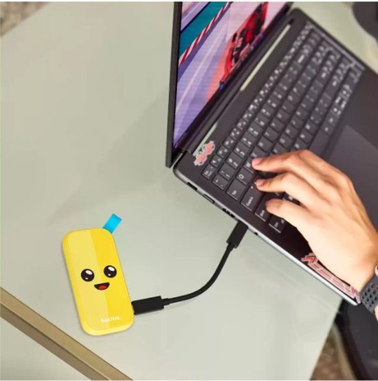 SanDisk Fortnite® Portable SSD: Banana Edition™, 2 TB | bol
