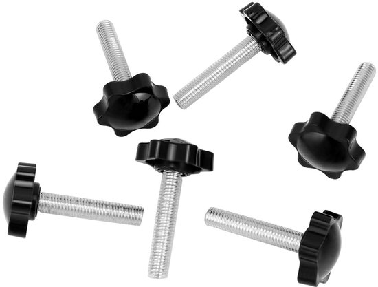 Pak van 12 stergreepschroeven M8 x 40 mm klemschroef vleugelschroef ...