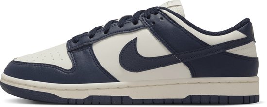 Nike Dunk Low - Maat 44.5 - Sneakers - Donker Blauw/Wit | bol
