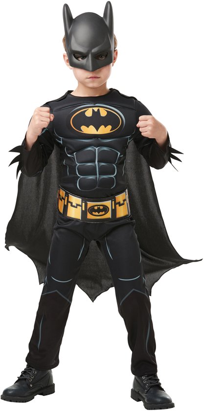 "batman" deluxe kostuum voor jongens maat 3-4 jaar | bol
