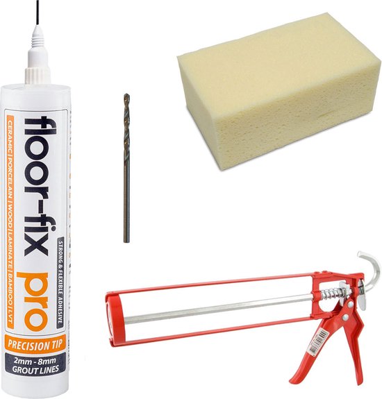 Floor Fix Pro starterset - tegelinjectielijm voor holle & losse tegels ...
