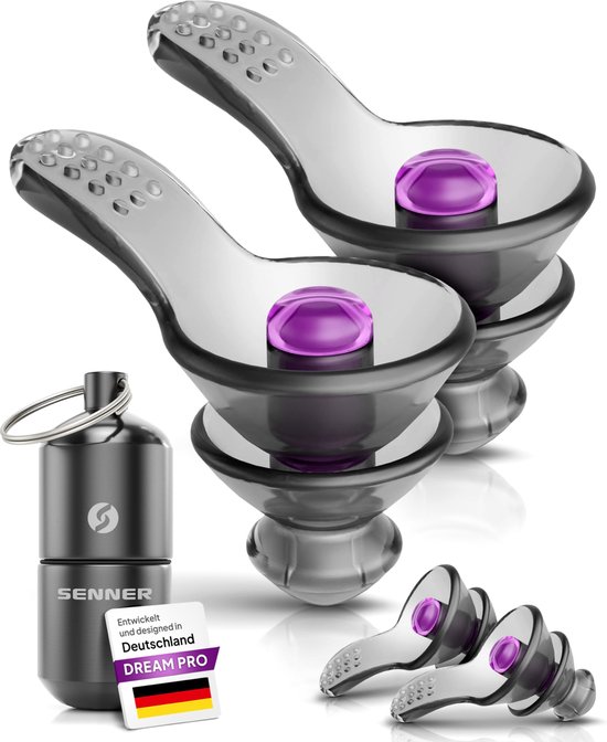 Senner ® DreamPro | Oordoppen voor rustige slaap - Gehoorbescherming ...