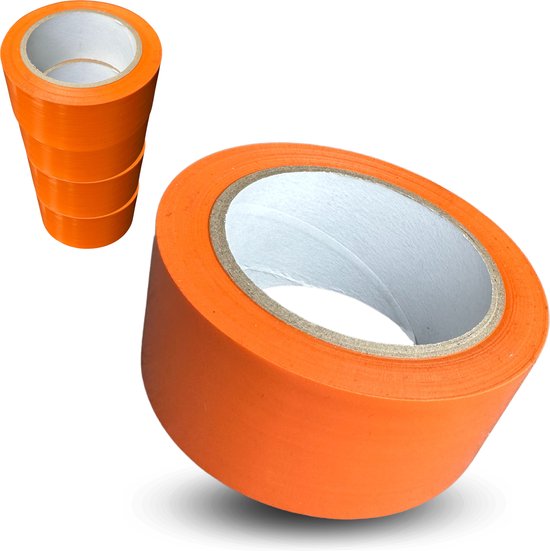 AVOID Tape 5cm x 25m - Extra Sterk - Waterdicht Stucloper Tape Oranje ...