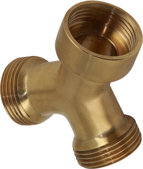 Bonfix Draadfitting Y-stuk 3/4 - buitendraad x binnendraad x buitendraad - messing | bol