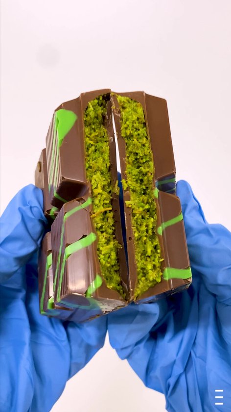 The Original Dubai chocolade - kadayif en pistache - Dubai ...