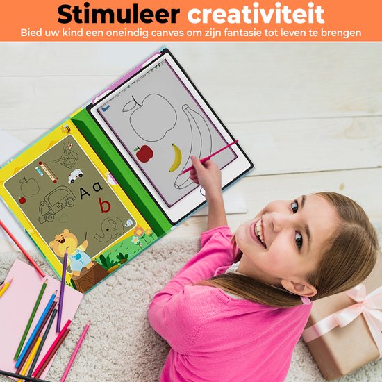 Nexaline tekentablet 8,5 inch - Educatief Speelgoed - LCD Tekentablet ...