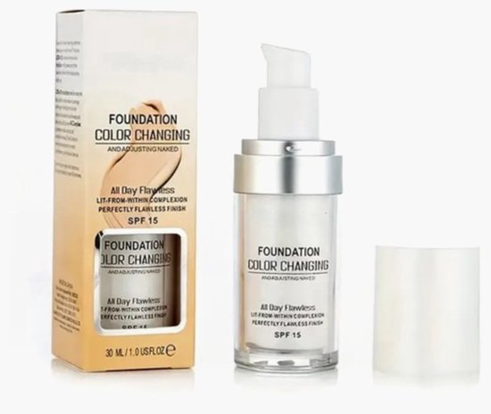 Foundation mengt met eigen huidskleur geschikt voor alle huidskleur en ...