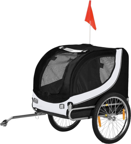 Hondenfietskar - Fietskar hond - Opvouwbaar - Hondenkar Met Reflectoren ...