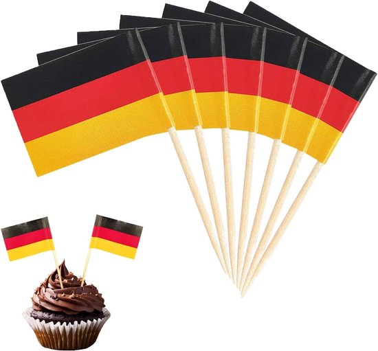 100 stuks Tandenstokervlaggen 2024 Wereldvlaggen Cocktailstokken ...