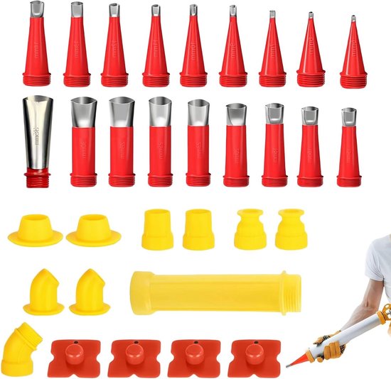 Universal Integrated Rubber Suction Nozzle Tool Set: 32 Pieces ...