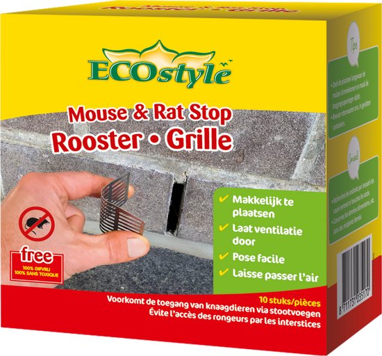 ECOstyle Mouse & Rat Stop Rooster - Muizen en Ratten Weren | bol