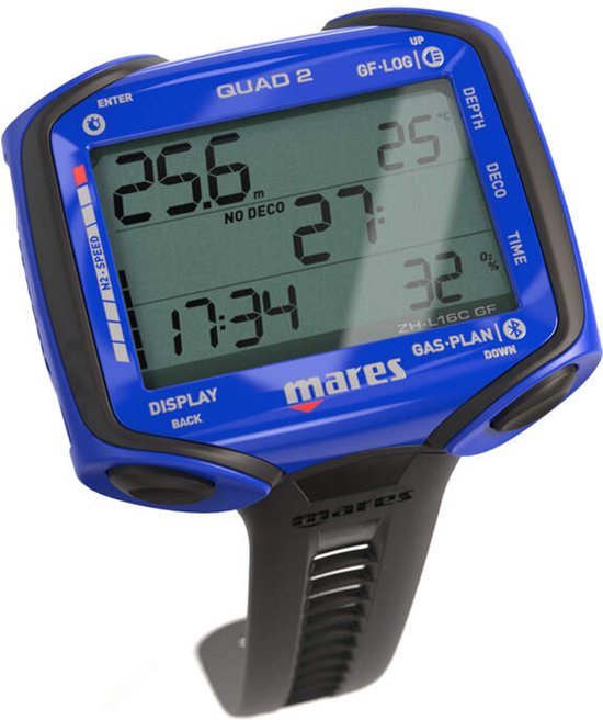Mares Quad 2 Duikcomputer Blauw | bol