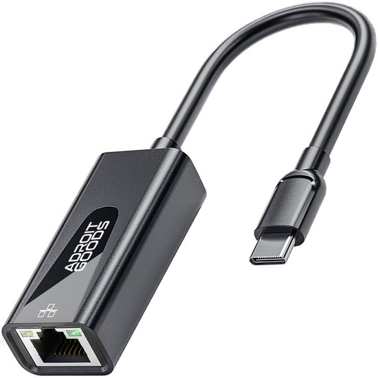 Ethernet Adapter USB-C kabel - USB C naar Ethernet / Internet ...